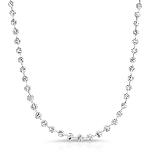 Maya Brenner Designs Ultimate Diamond Tennis Necklace - 14k White Gold