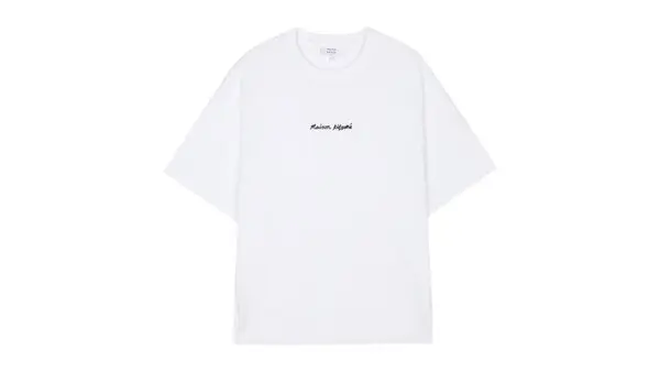 Maison Kitsuné Handwriting Short Sleeve T-shirt