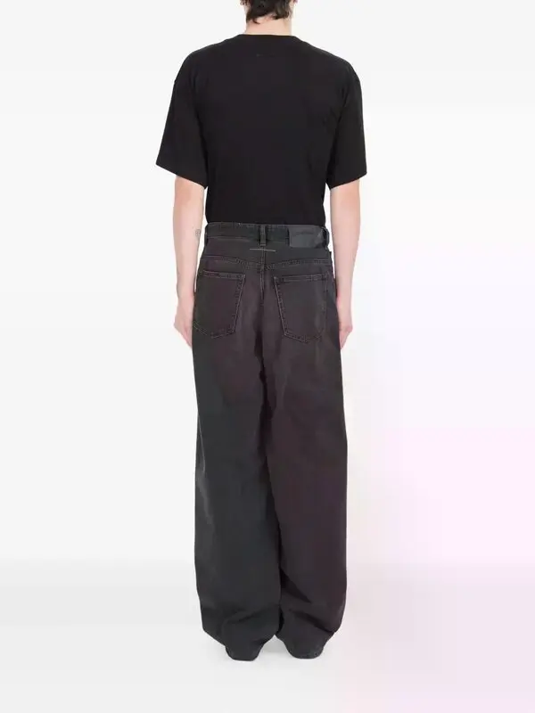 MAISON MARGIELA Wide-leg Jeans With Paint Detailing