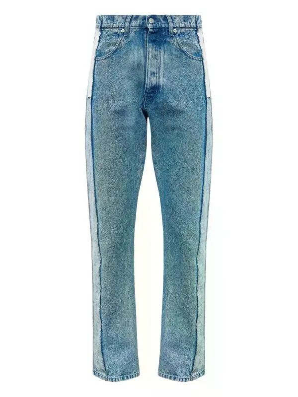 MAISON MARGIELA Paneled Straight Leg Jeans