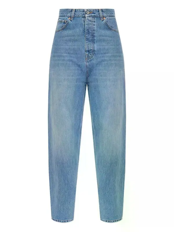 Vetements Straight Leg Patchwork Jeans