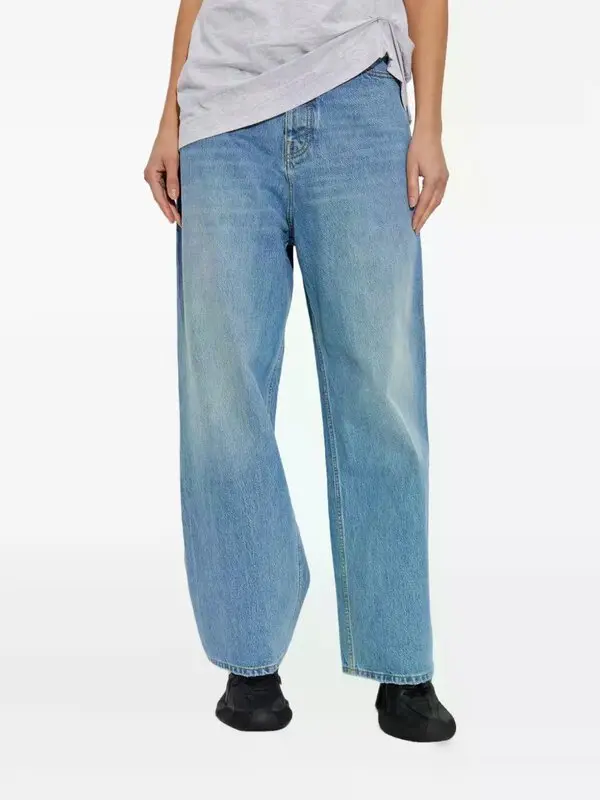 Vetements Straight Leg Patchwork Jeans