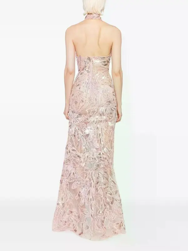 SAIID KOBEISY Embroidered Maxi Dress
