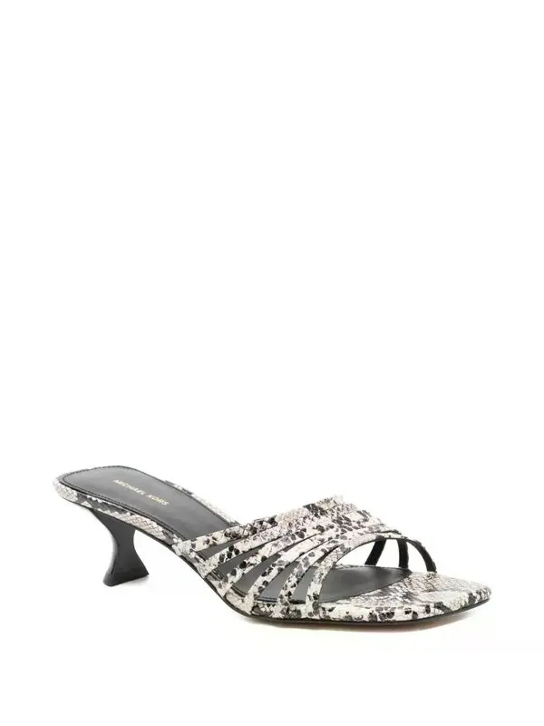 Michael Kors 50mm Haisley Sandals - Neutrals