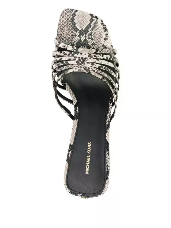 Michael Kors 50mm Haisley Sandals - Neutrals