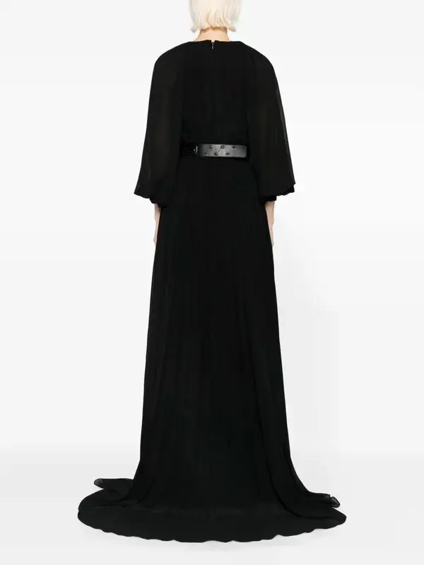 SAIID KOBEISY Pleated Maxi Dress