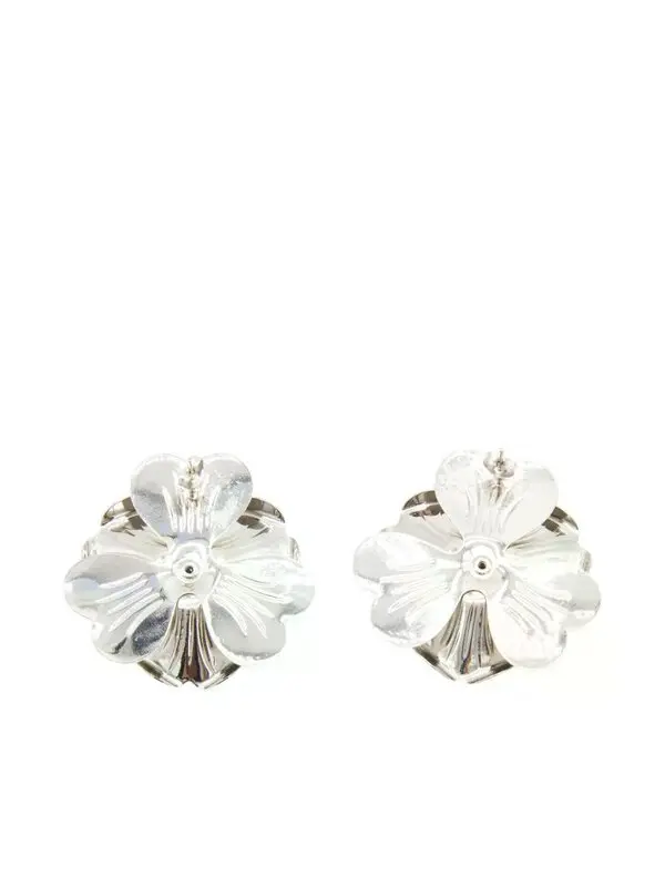 Blumarine Embellished Flower Earrings