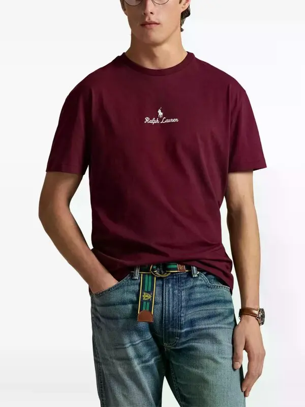 Polo Ralph Lauren Logo-embellished T-shirt - Red