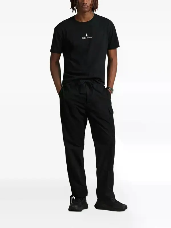 Polo Ralph Lauren Logo-embroidered T-shirt - Black