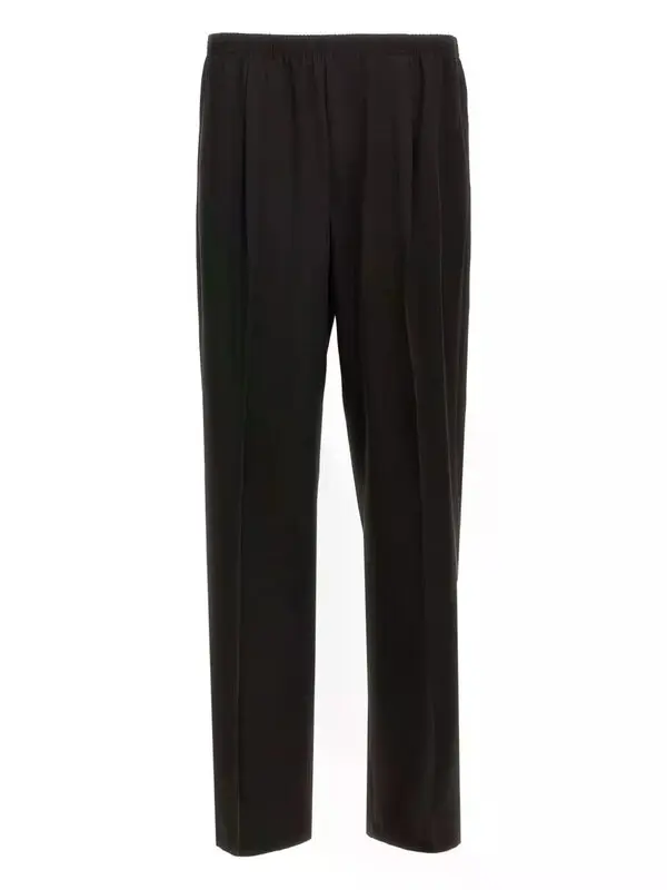 CELLAR DOOR Ezio Elastic-waistband Trousers - Black