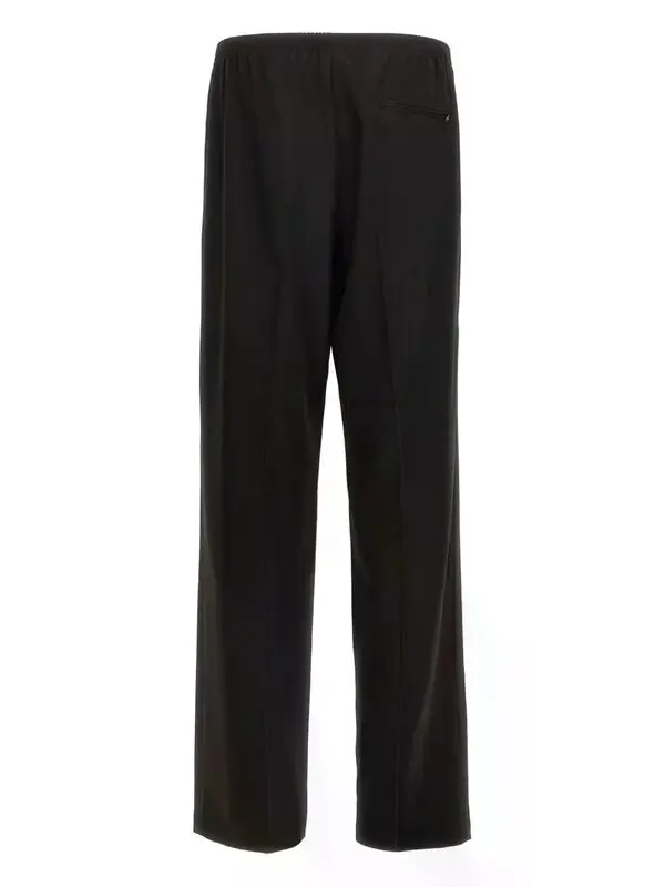 CELLAR DOOR Ezio Elastic-waistband Trousers - Black