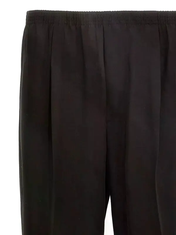 CELLAR DOOR Ezio Elastic-waistband Trousers - Black