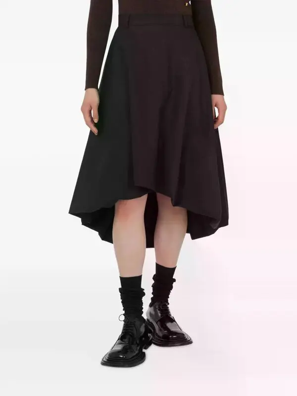 Moschino Asymmetric A-line Skirt