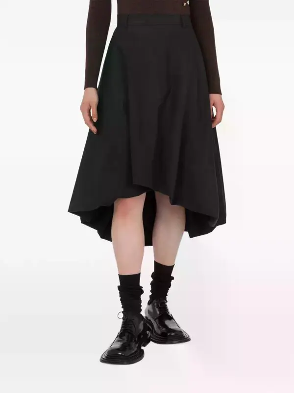 Moschino Asymmetric A-line Skirt