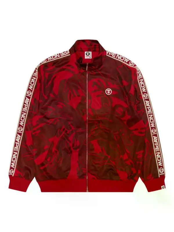 AAPE BY *A BATHING APE Embroidered Lettering Bomber Jacket