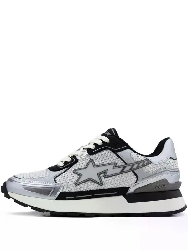 A BATHING APE Star-lightning Low-top Sneakers - Grey