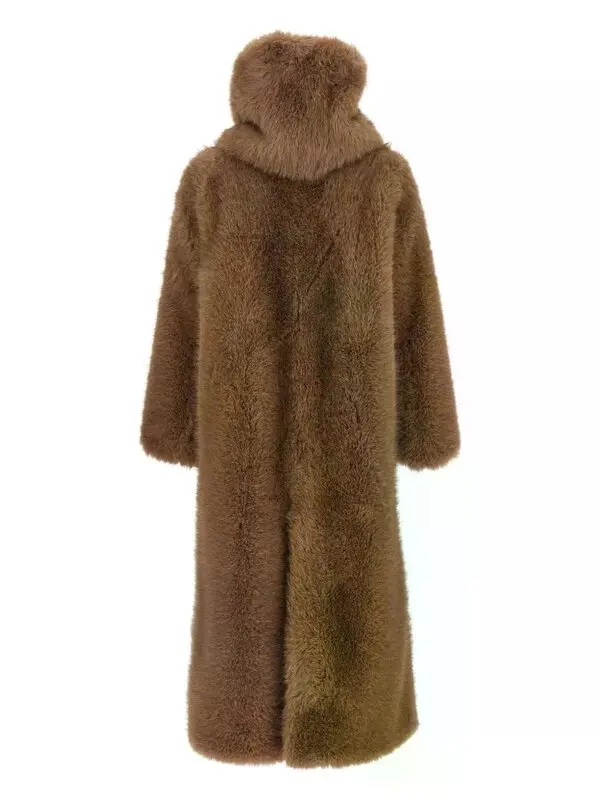 B&B COUTURE Long Sleeve Coat - Brown