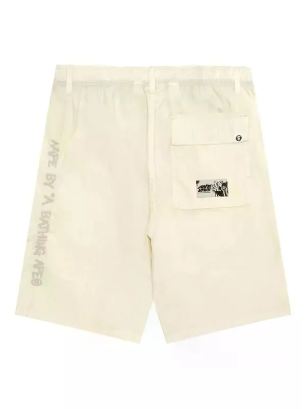 AAPE BY *A BATHING APE® Embroidered-patch Shorts
