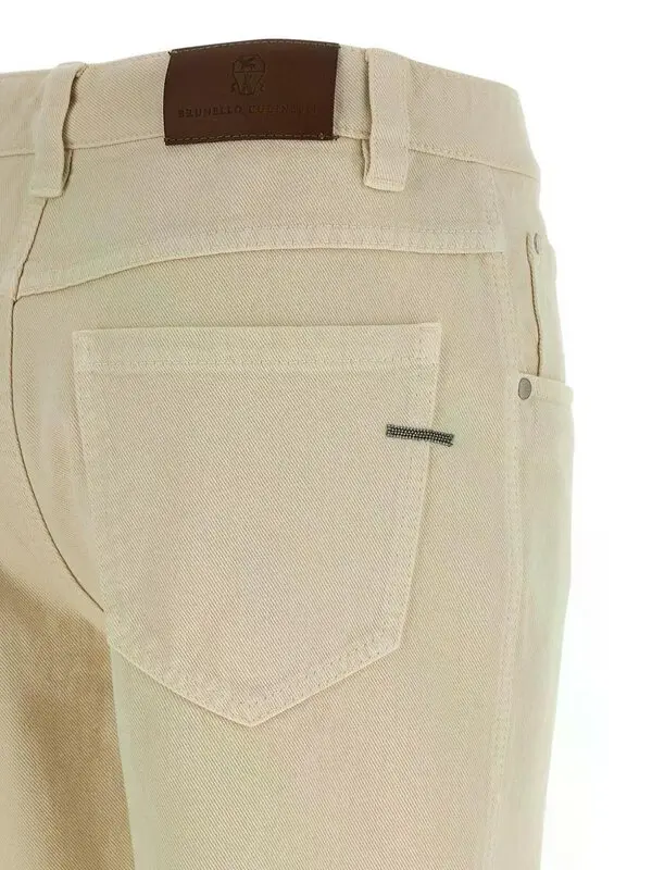Brunello Cucinelli Five-pocket Trousers With Back Patch