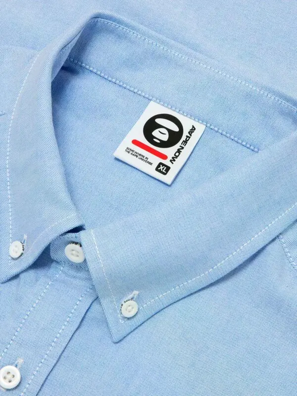 AAPE BY *A BATHING APE® Logo-embroidery Shirt