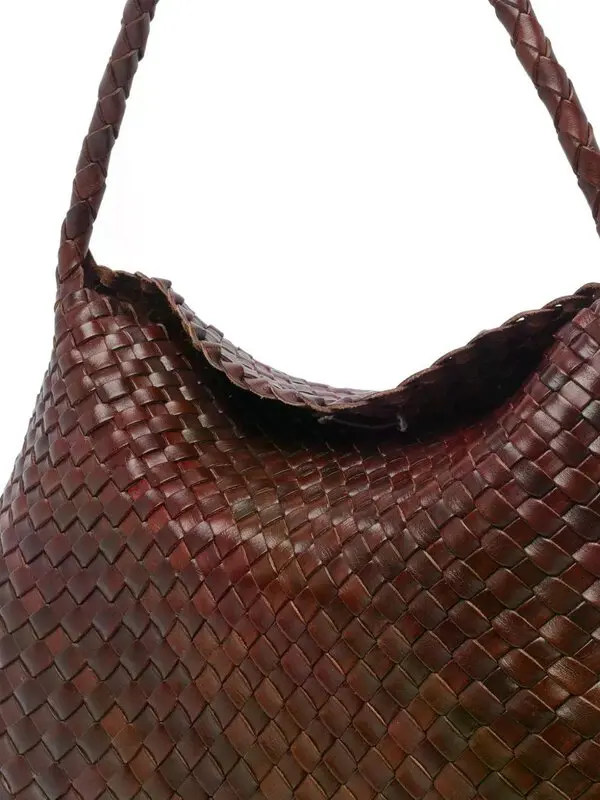 Dragon Diffusion Santa Maria Woven Leather Shoulder Bag