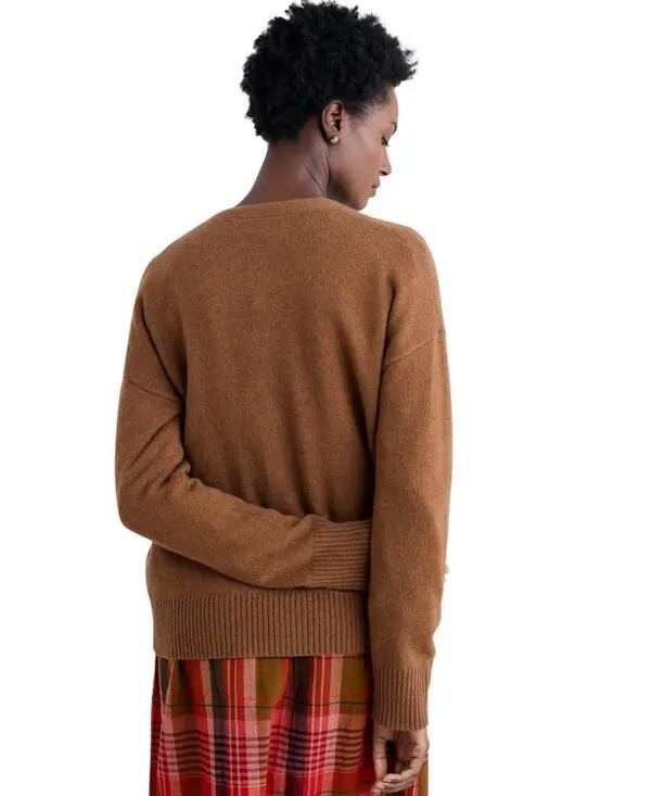 SEASALT CORNWALL Senara Cardigan - Toffee