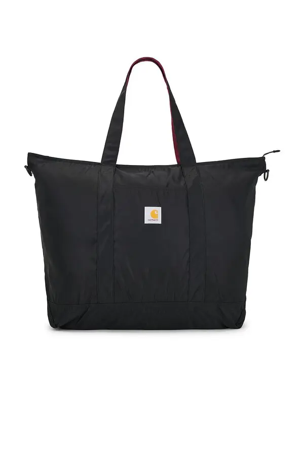 Carhartt Work In Progress Alumni Tote Bag - Black & Scarlet