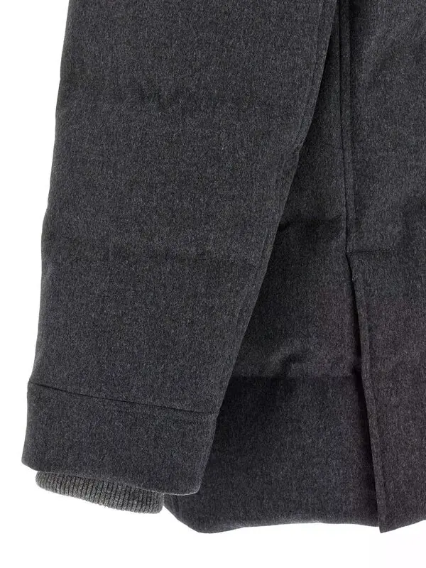 Brunello Cucinelli Quilted Wool Coat