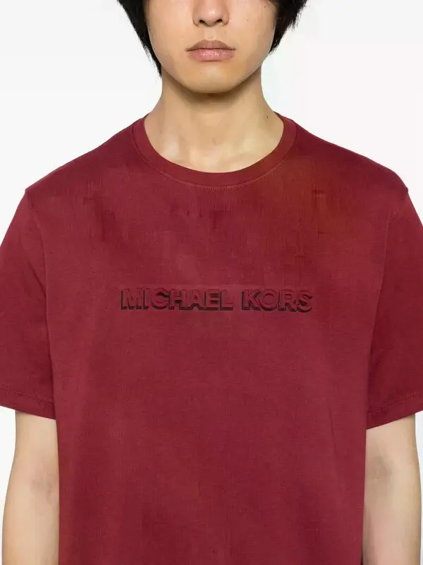 Michael Kors Logo-embossed Cotton T-shirt