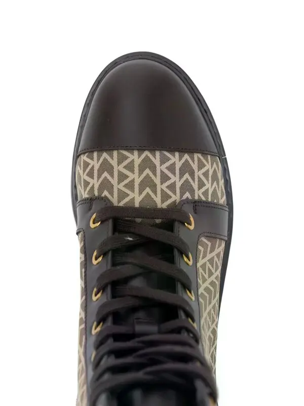 Michael Kors 50mm Blake Combat Boots - Brown