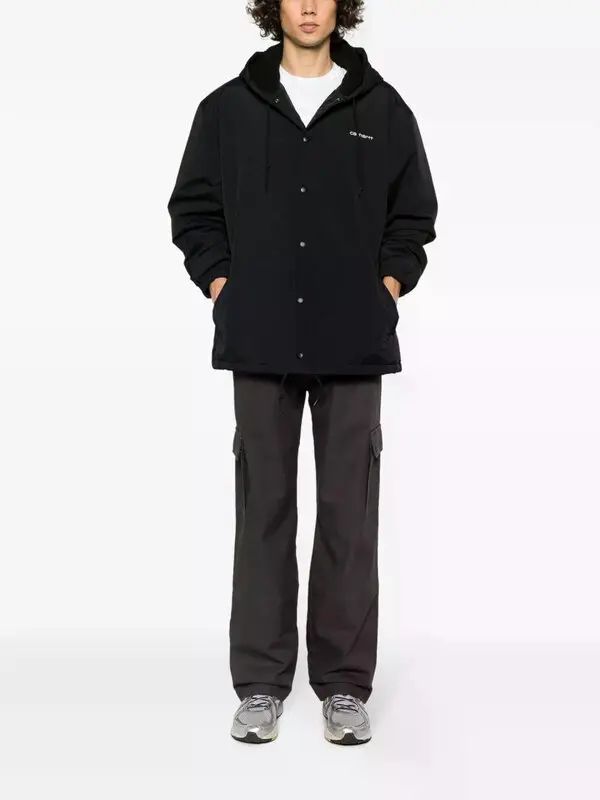 Carhartt Work In Progress Logo-embroidered Hooded Jacket