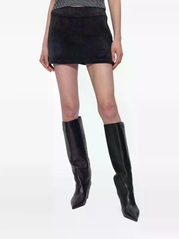 Alexander Wang Cotton Mini Skirt - Black