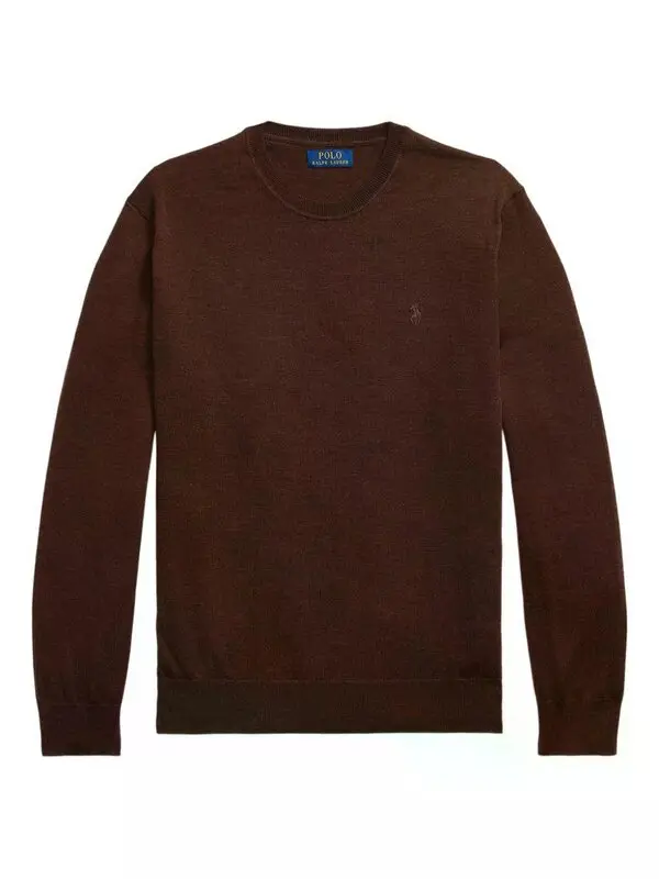 Polo Ralph Lauren Crew Neck Sweater With Embroidered Logo