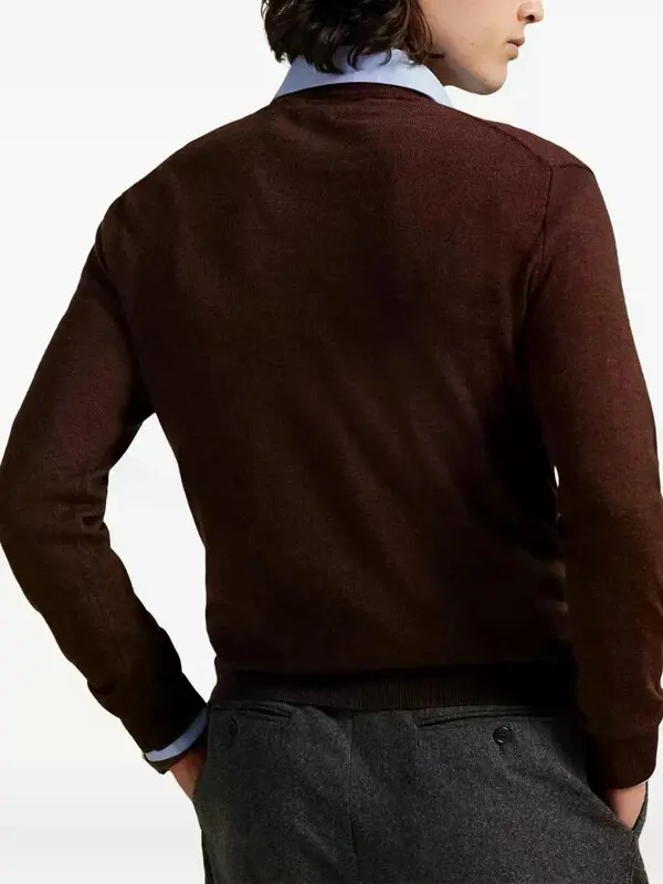 Polo Ralph Lauren Crew Neck Sweater With Embroidered Logo