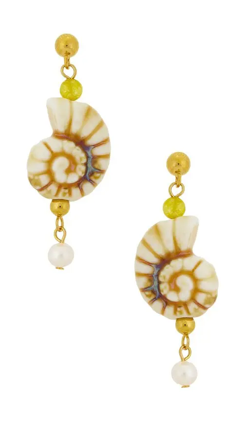 Anni Lu Seaside Earrings - Caramel Cream
