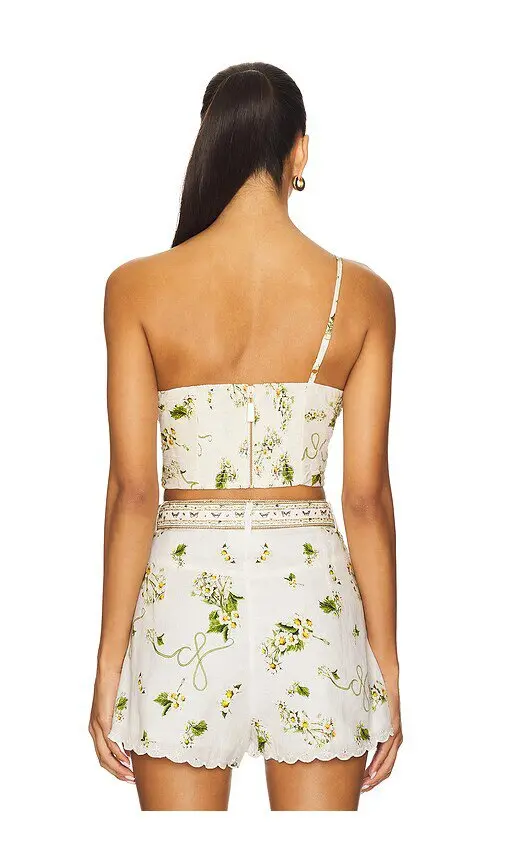 Camilla Asymmetric Bow Top