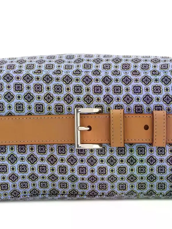 Prada Printed Belt Bag - Blue