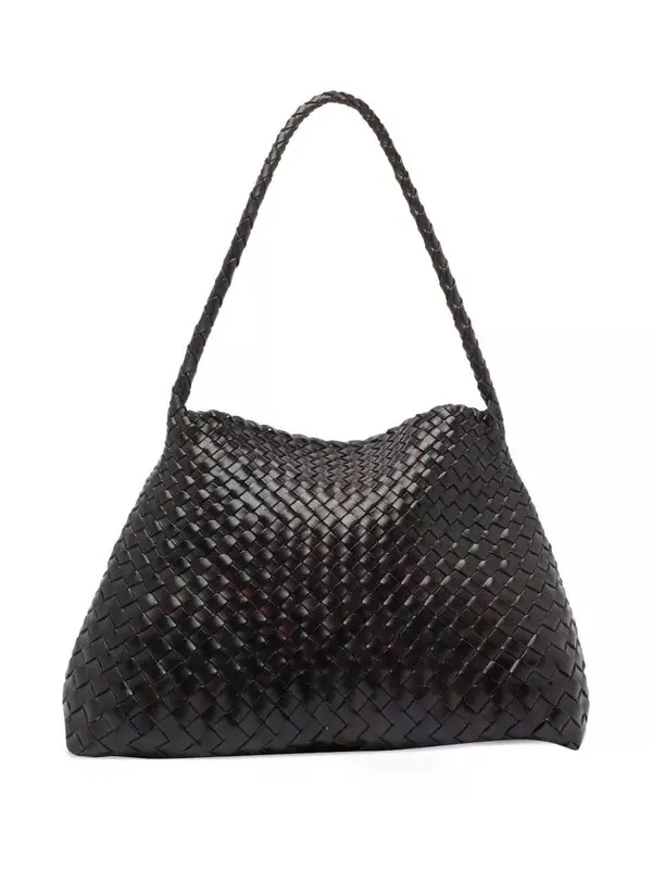 Dragon Diffusion Santa Maria Woven Leather Tote Bag - Brown