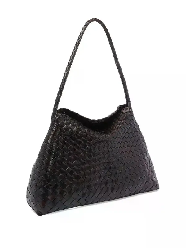 Dragon Diffusion Santa Maria Woven Leather Tote Bag - Brown
