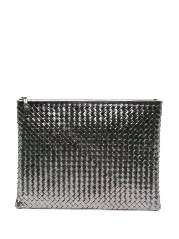 Dragon Diffusion A4 Clutch Bag - Silver