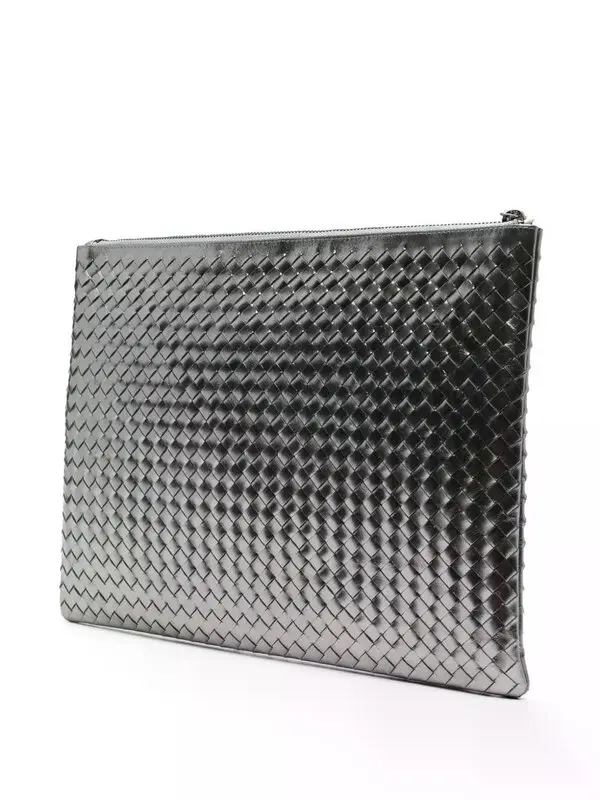 Dragon Diffusion A4 Clutch Bag - Silver