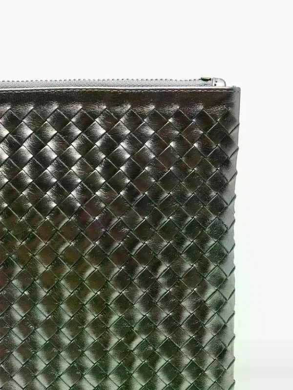 Dragon Diffusion A4 Clutch Bag - Silver