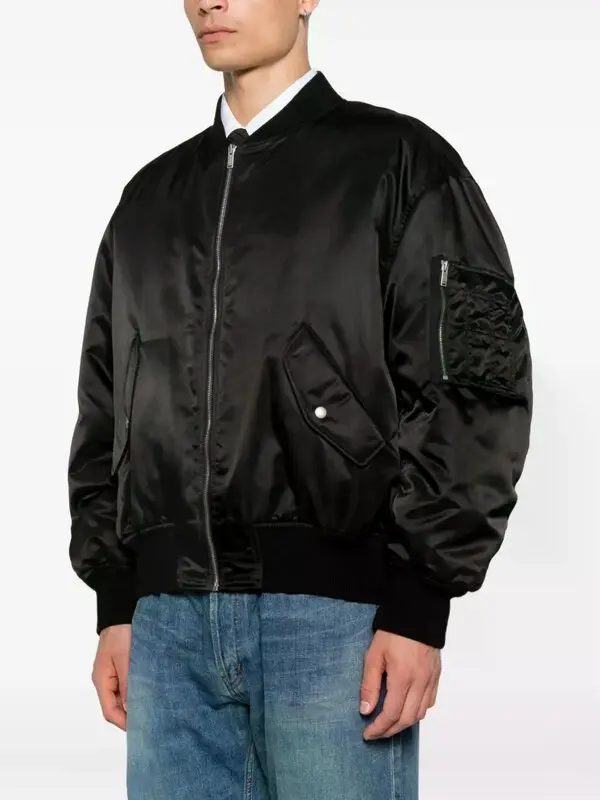 Saint Laurent Button-fastening Bomber Jacket