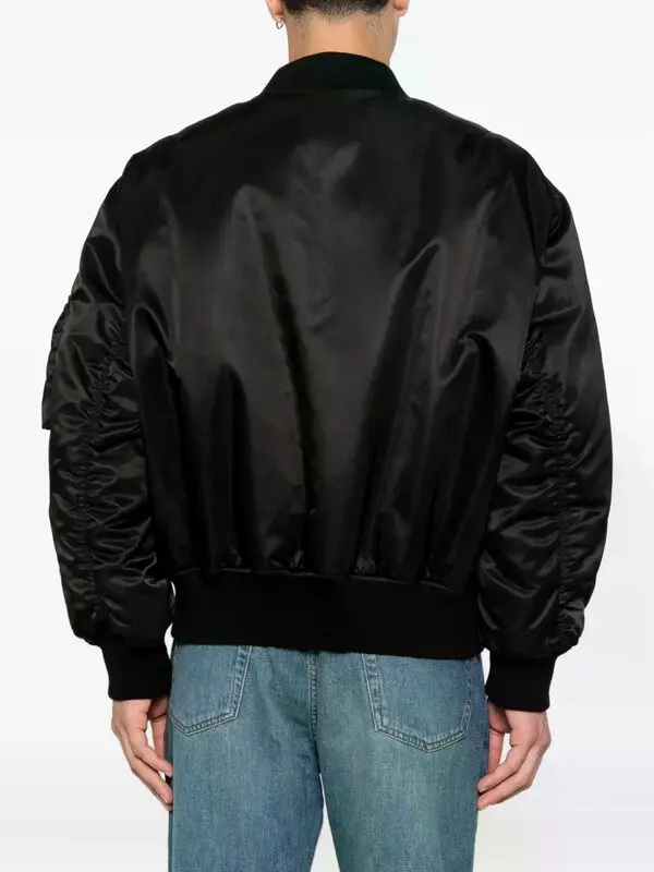 Saint Laurent Button-fastening Bomber Jacket