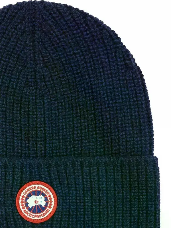 Canada Goose Ribbed Wool Beanie