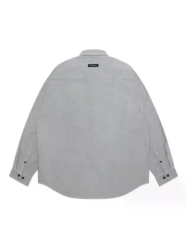 AAPE BY *A BATHING APE Embroidered-logo Shirt - Grey