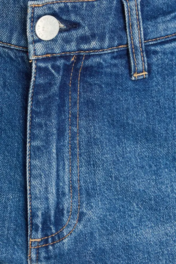 Alice + Olivia Emory Cropped Wide-leg Jeans