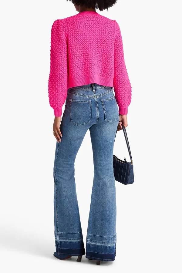 Alice + Olivia Sb Bell High-rise Flared Jeans