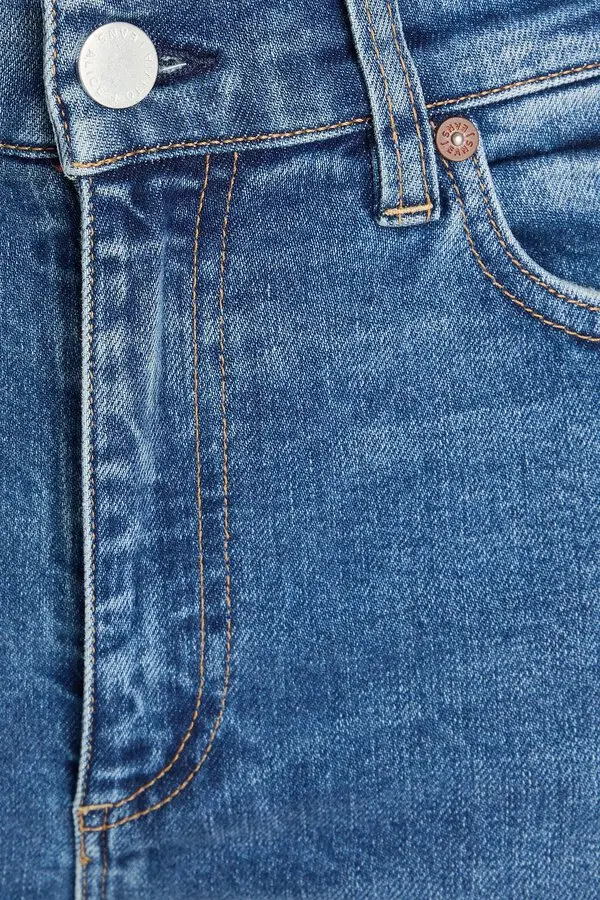 Alice + Olivia Sb Bell High-rise Flared Jeans