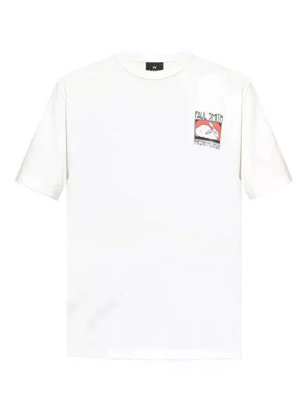 Paul Smith Rabbit-print T-shirt - White